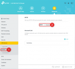 Set up your TP-Link Wi-Fi 6 router as a VPN server