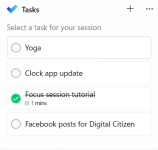 How to use Focus sessions in the Windows Clock app