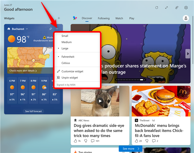 The Windows 11 Widgets: All you need to know
