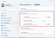 How to add or remove icons or apps from the Windows 11 taskbar