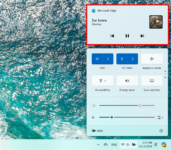 How to open and use the Quick Settings panel in Windows 11