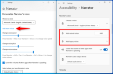 How to use and configure the Narrator, Windows’ screen reader