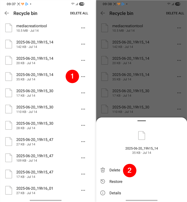OneDrive's Recycle Bin: How to empty or recover deleted files