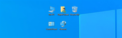 How to restore desktop icons in Windows 10