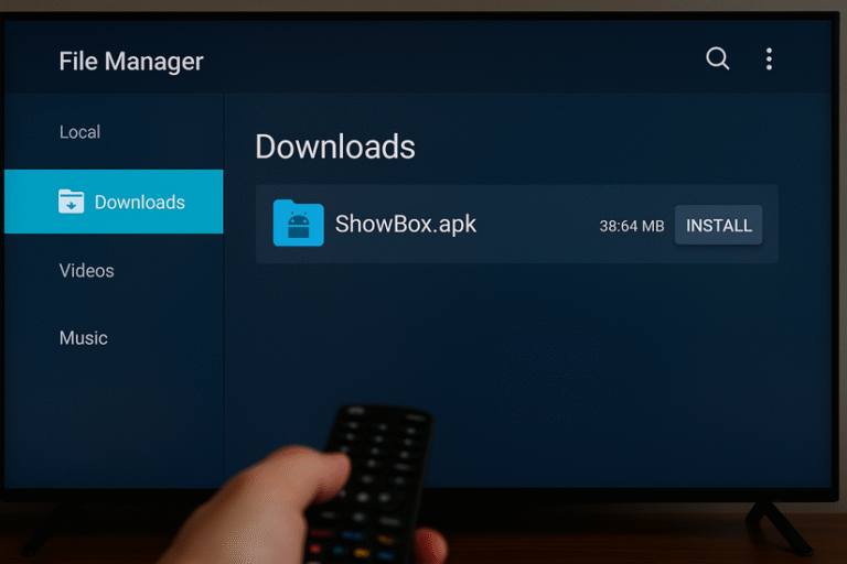 How to Install ShowBox on Smart TV