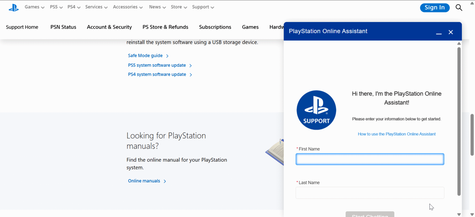 How Do I Contact PlayStation Support