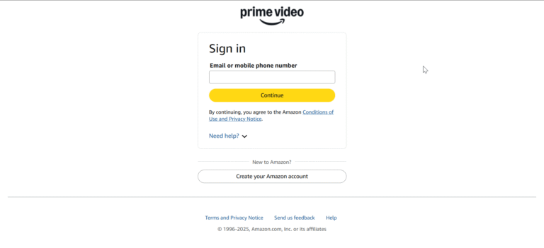 How to Log Into Amazon Prime on TV