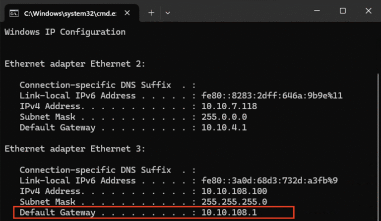 How To Find Default Gateway IP Address On Any Device