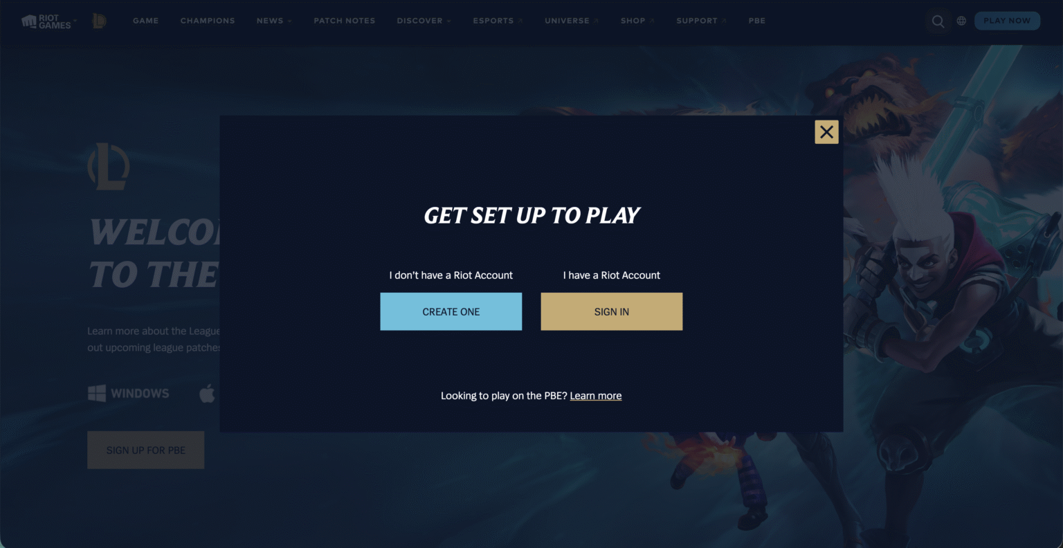 League Of Legends PBE: How To Sign Up and Start Playing