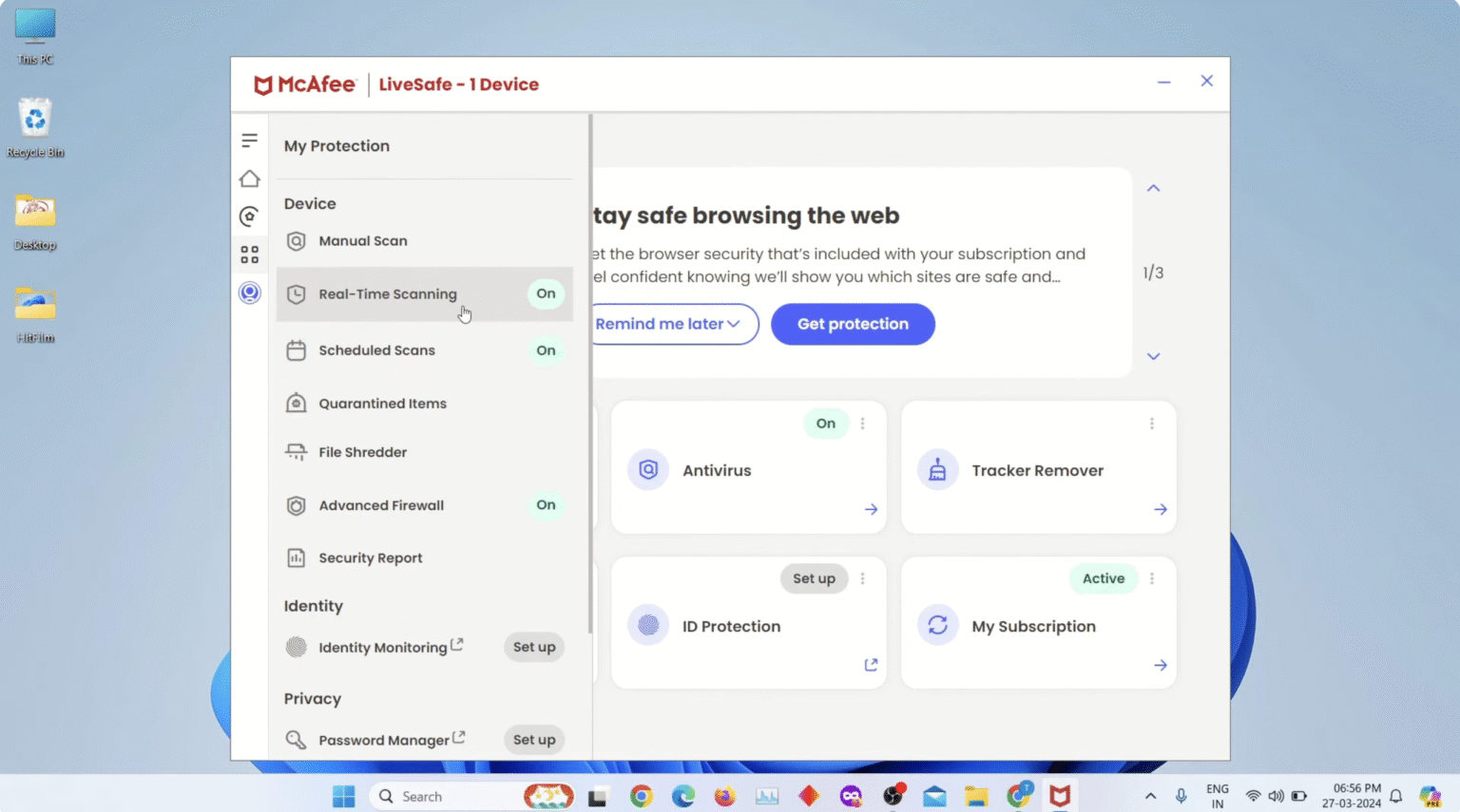 How To Disable McAfee Antivirus Protection on Windows 11