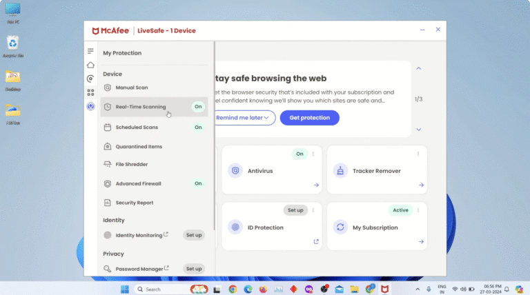 How To Disable McAfee Antivirus Protection on Windows 11