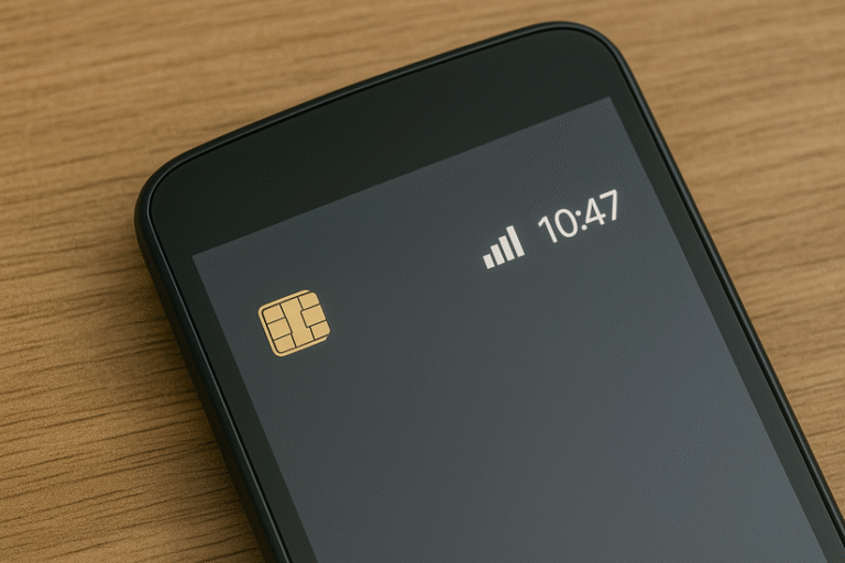 Inserting a New SIM Card in Your Phone
