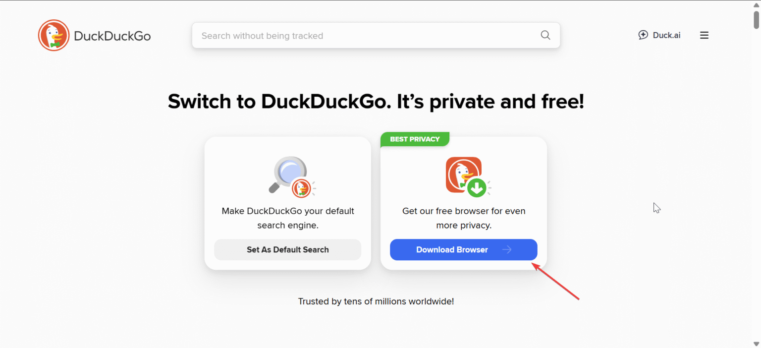 How to Set DuckDuckGo as Default Browser