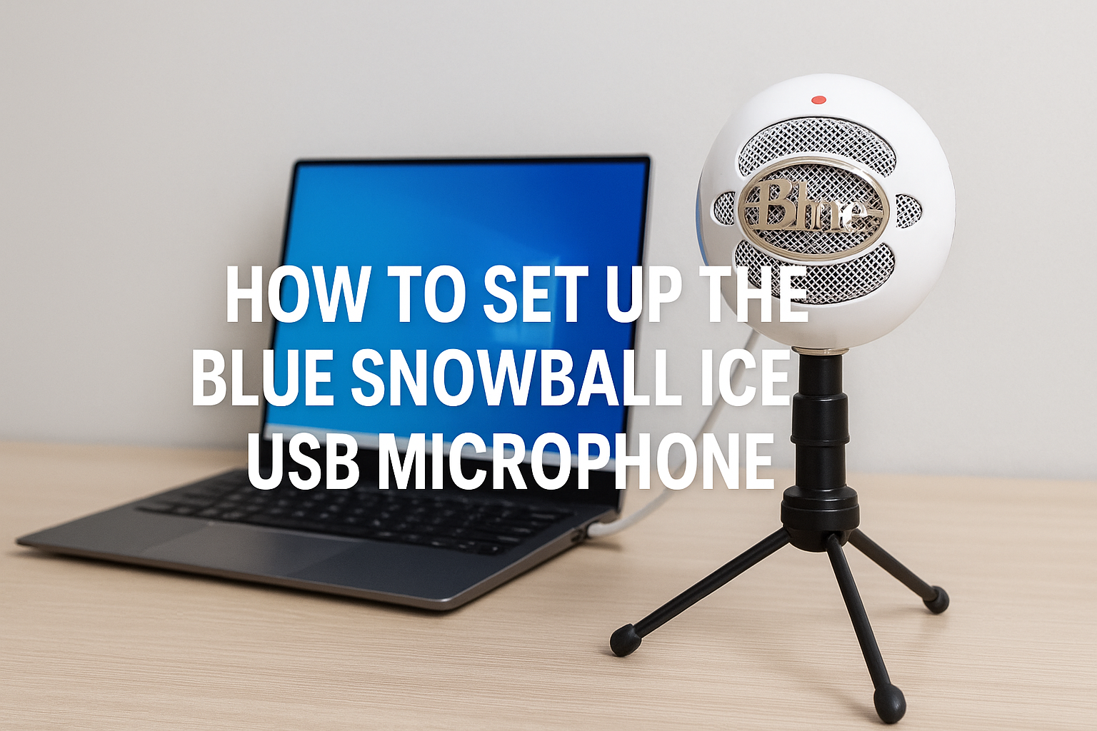 How to Set Up the Blue Snowball iCE USB Microphone