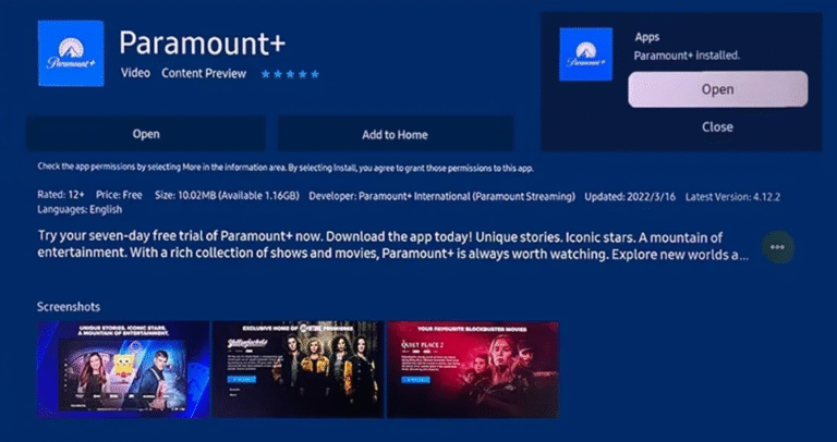 How to Download Paramount Plus on Samsung Smart TV