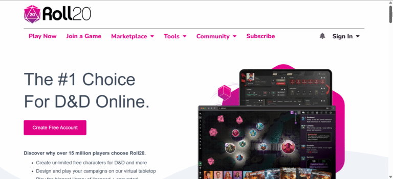 Best Sites to Play Dungeons & Dragons Online