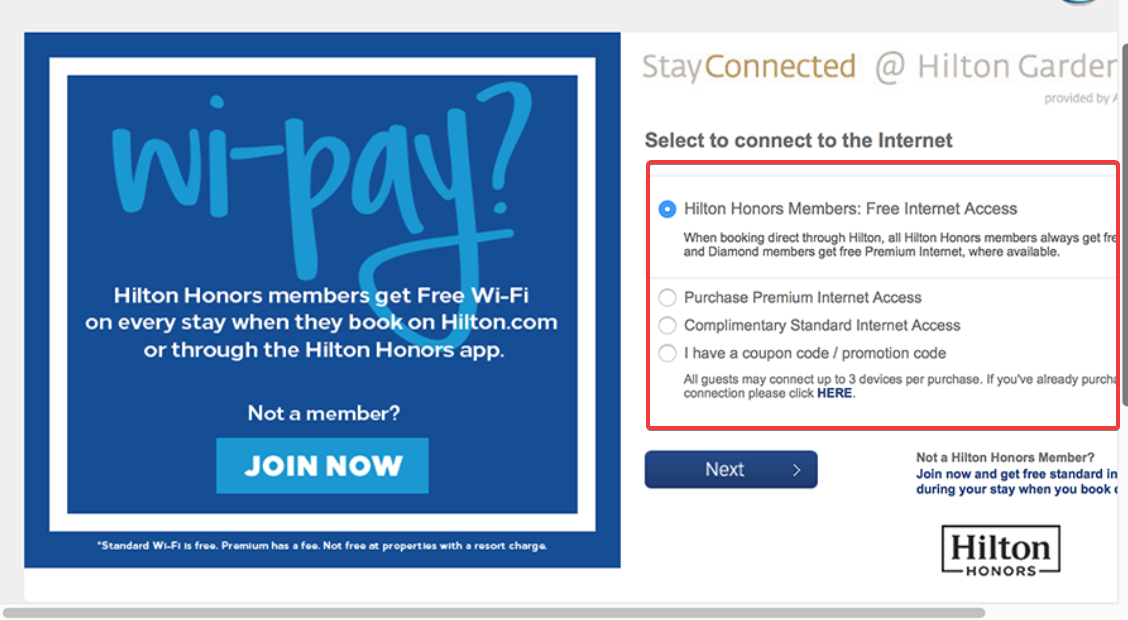How to Connect to Hilton WiFi