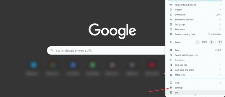 Where are Settings in Google Chrome?