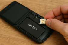 Inserting a New SIM Card in Your Phone