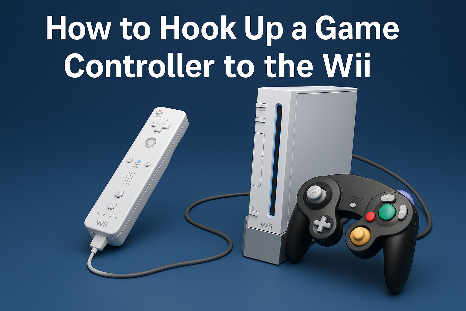 How To Connect Any Controller To Your Nintendo Wii