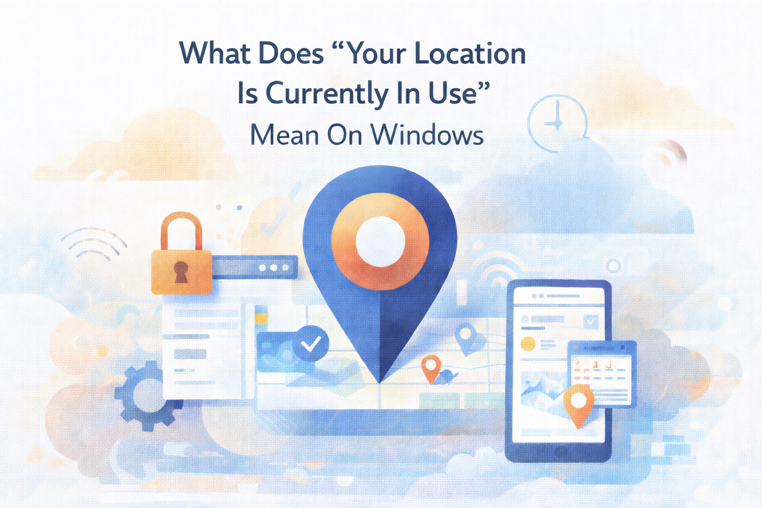 What Does “Your Location Is Currently In Use” Mean On Windows