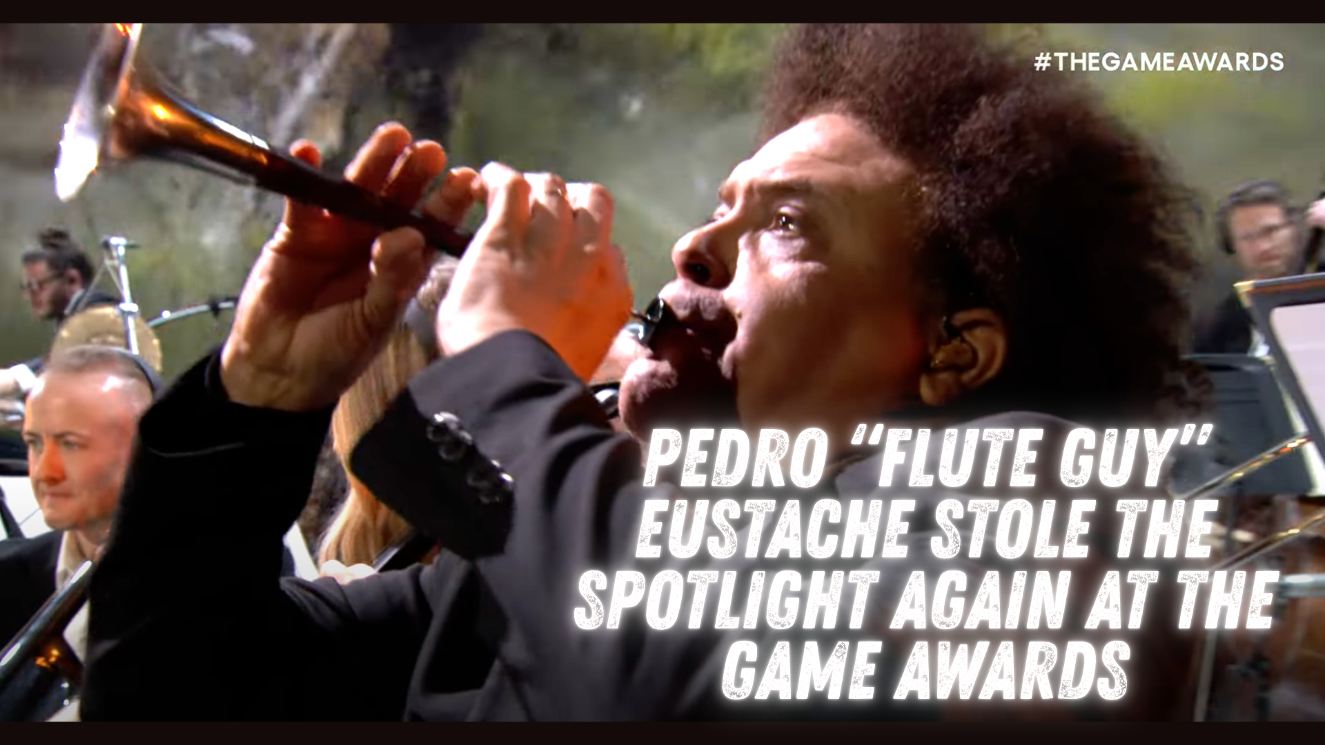 Pedro “Flute Guy” Eustache Stole The Spotlight Again At The Game Awards