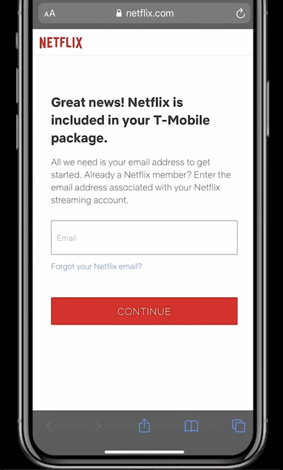 How To Link Your Netflix Account To T Mobile