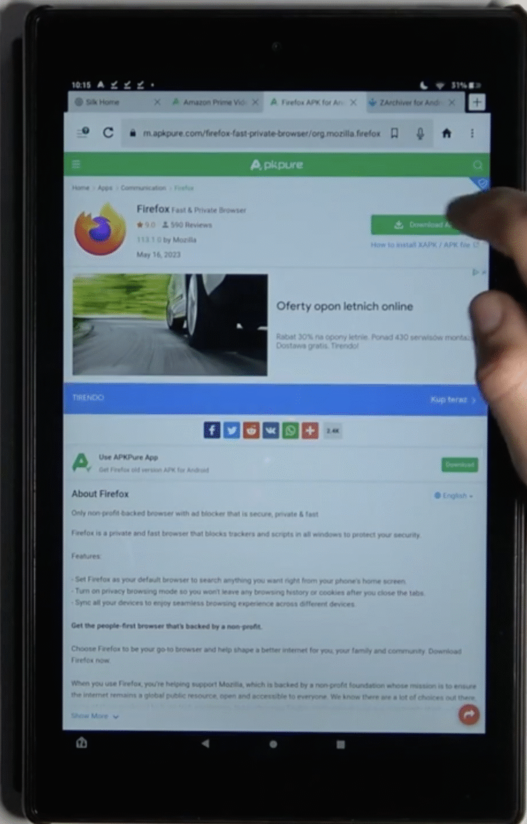 How To Install Firefox Browser On Kindle Fire Tablet