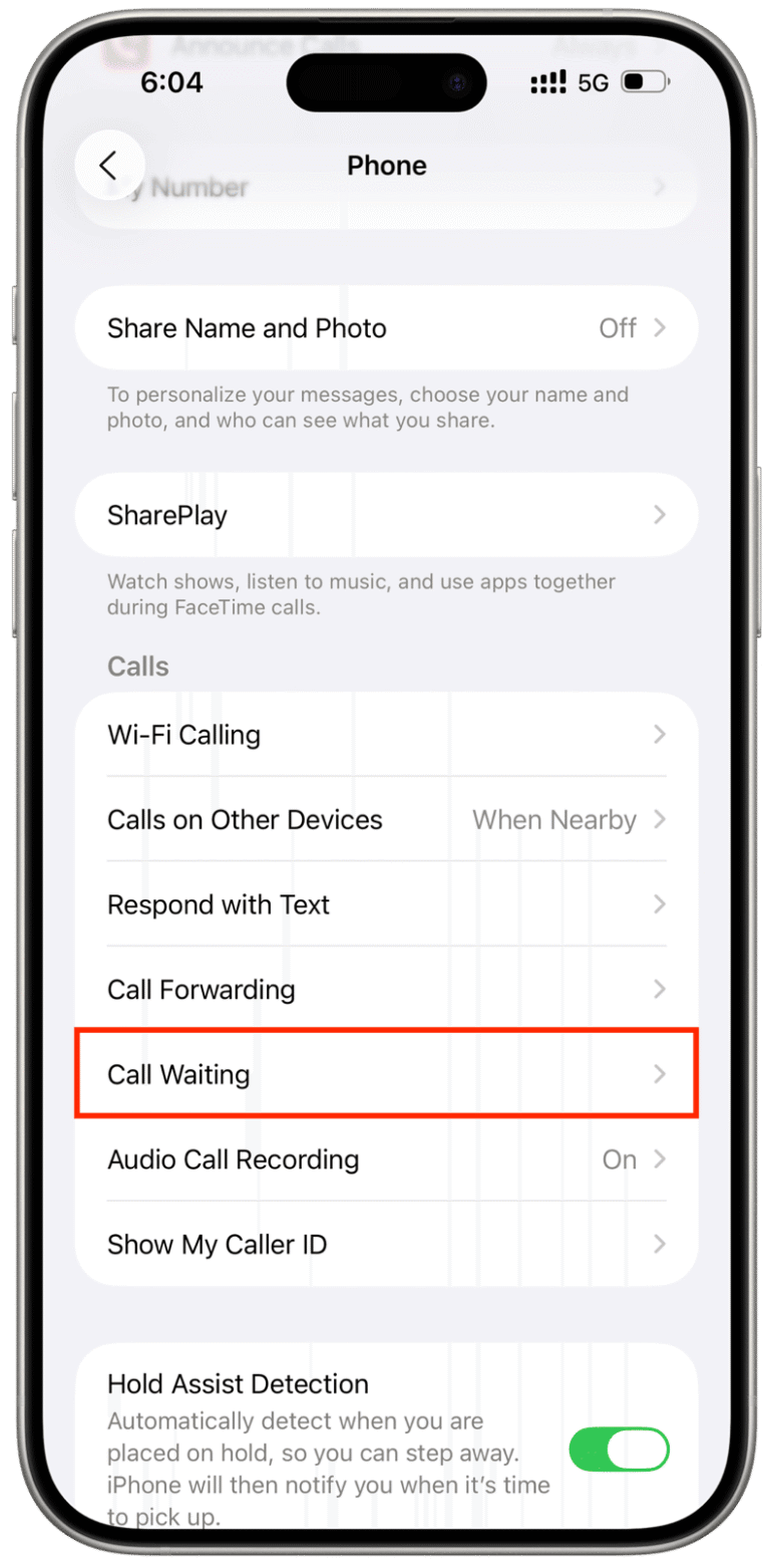 What Is Call Waiting On iPhone And How To Turn It On