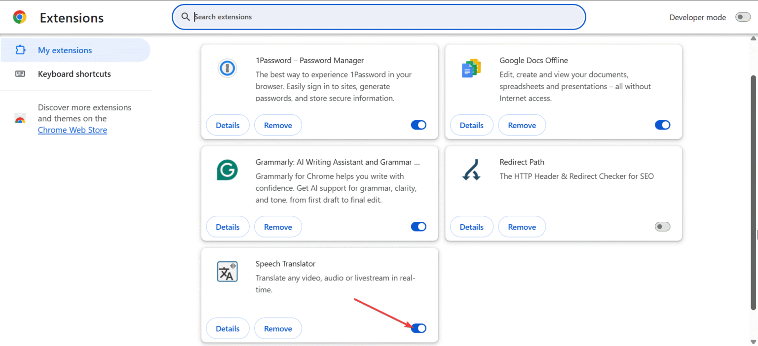 Fix Google Chrome Translate not Working