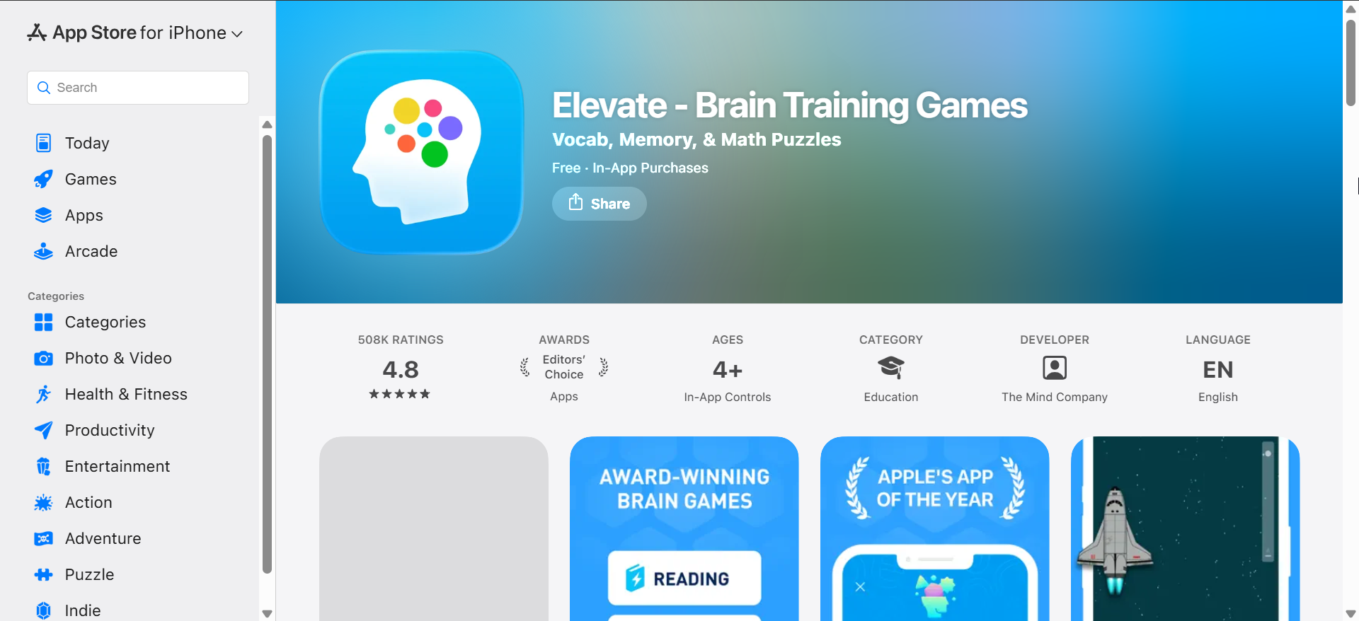Best Brain Training Apps for iPhone and Android