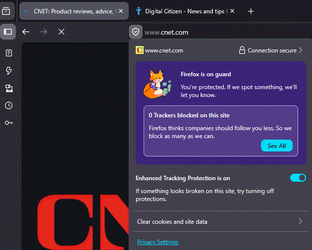 Firefox Trust Panel: How “On Guard” Explains Site Security