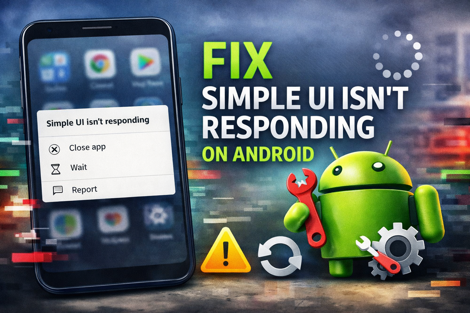 Fix Simple UI isn’t Responding on Android