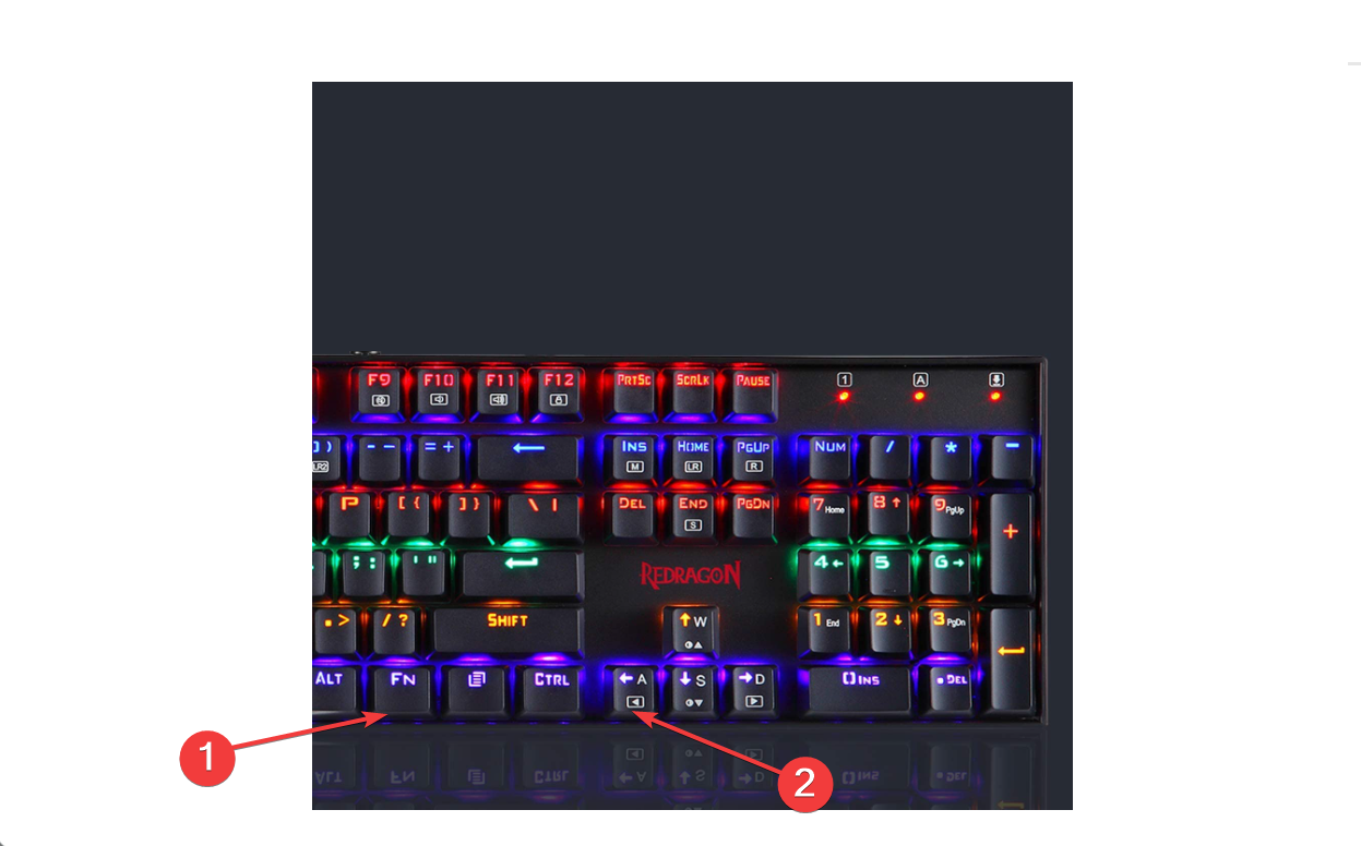 Redragon K551-R Vara Mechanical Gaming Keyboard: How to Set a Single ...
