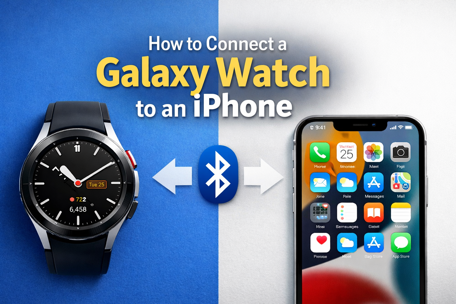 How to Connect a Galaxy Watch to an iPhone