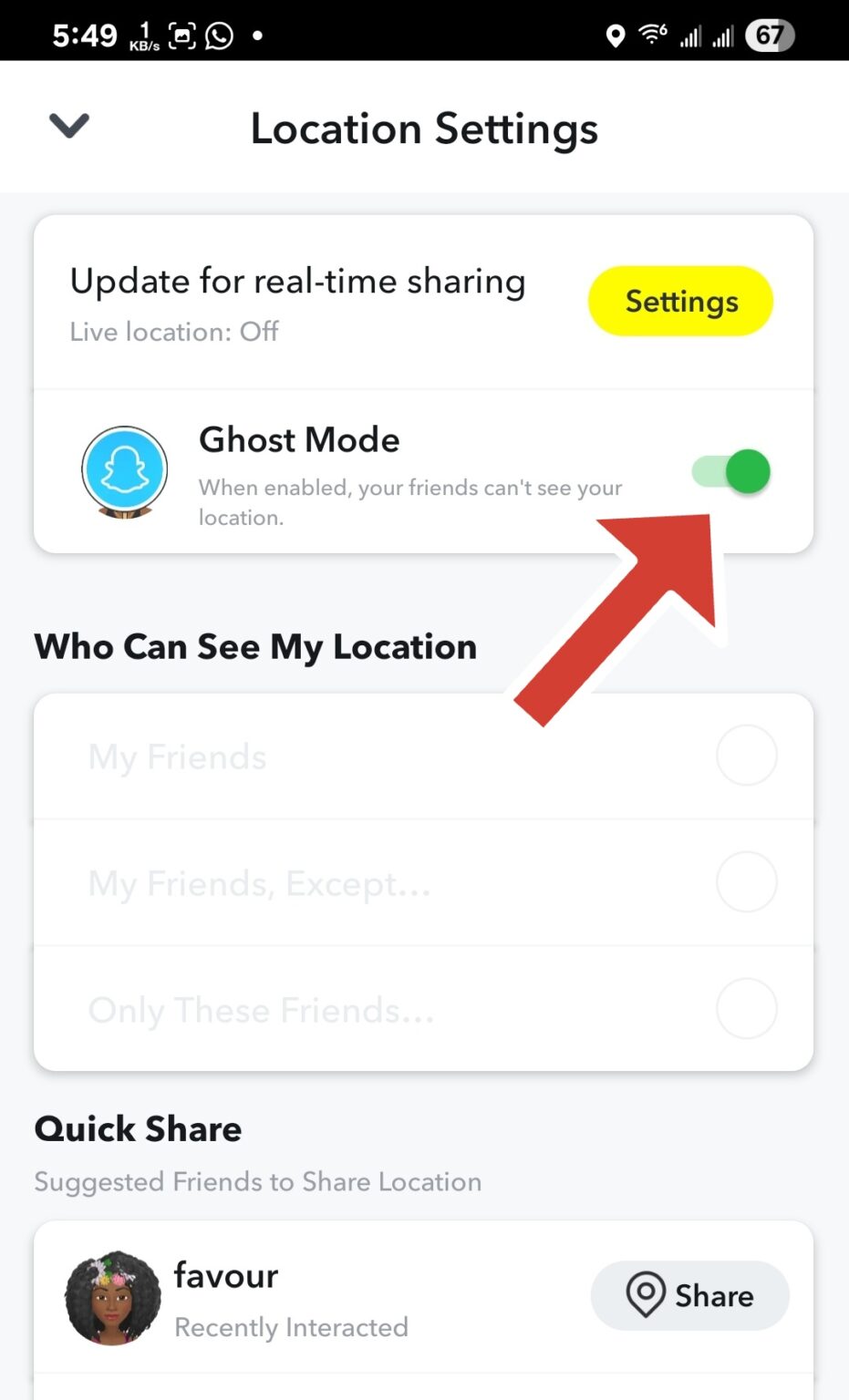 Pause Snapchat Location Without Going Offline