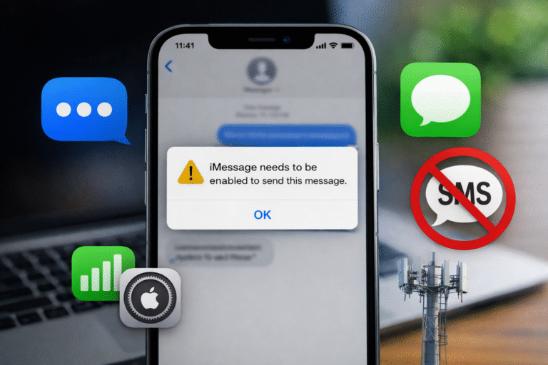 Fix iMessage not Working With One Contact Only