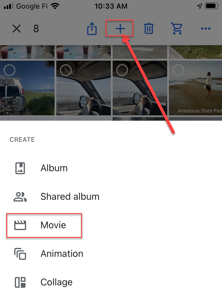 How To Create A Movie Using Google Photos