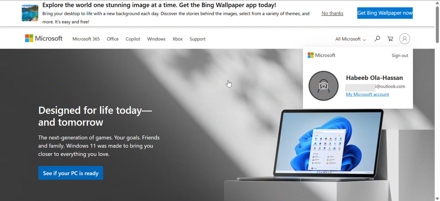 How to Link Microsoft Account Using Microsoft.com Link
