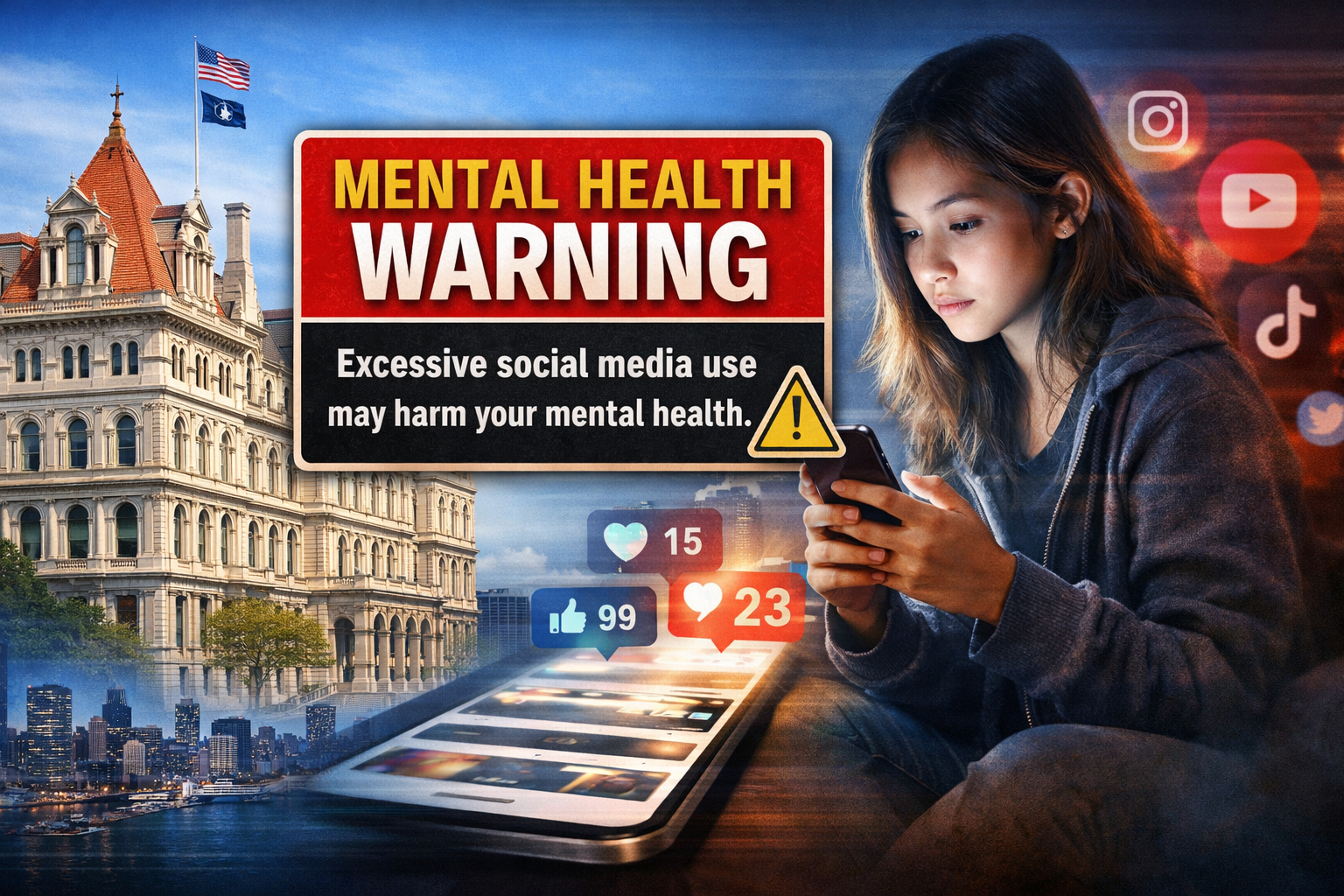 New York Moves to Mandate Mental Health Warning Labels on Social Media ...