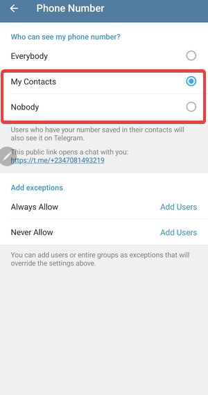 How to Change Your Mobile Number in Telegram