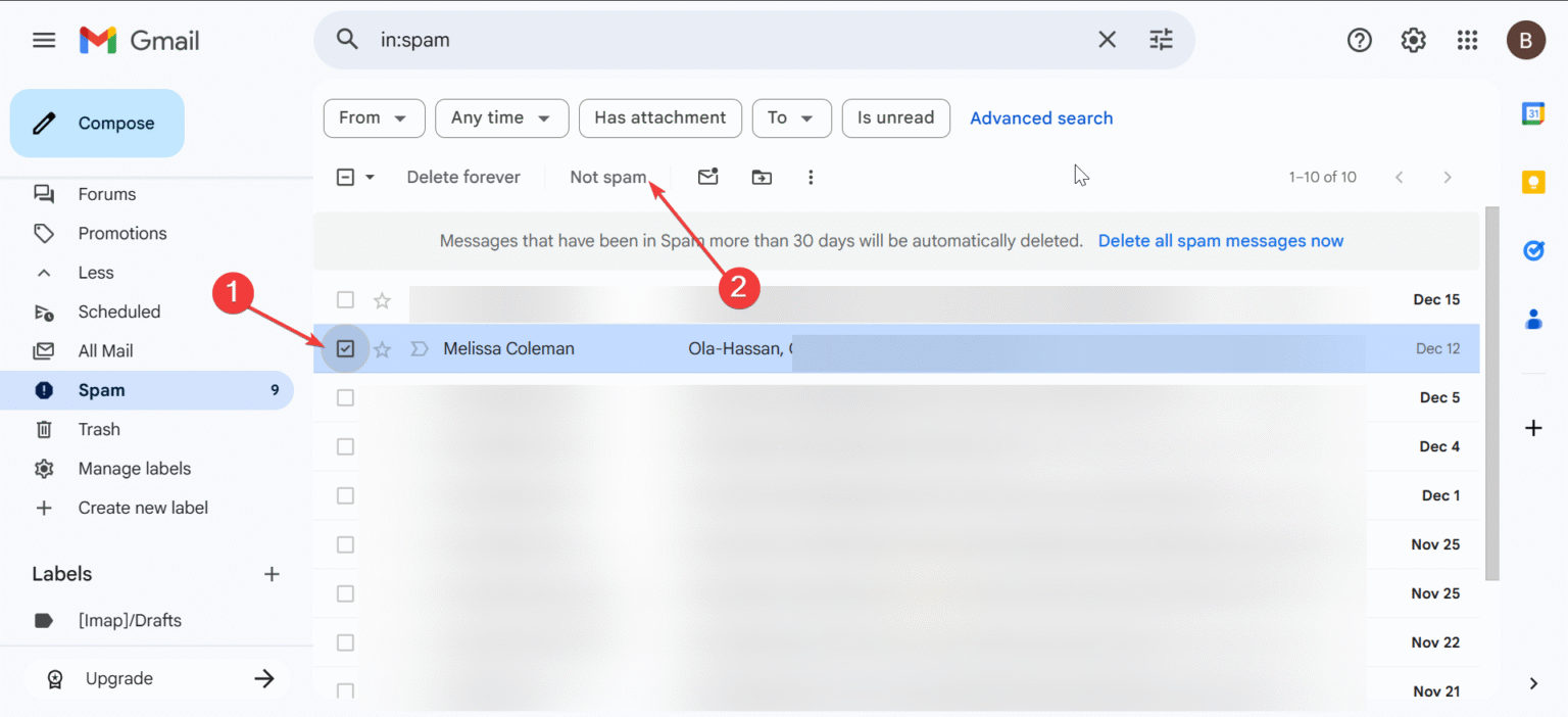 How to Recover Missing Emails in Gmail
