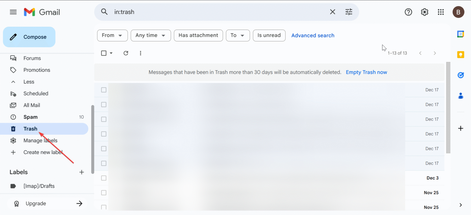 How to Recover Missing Emails in Gmail