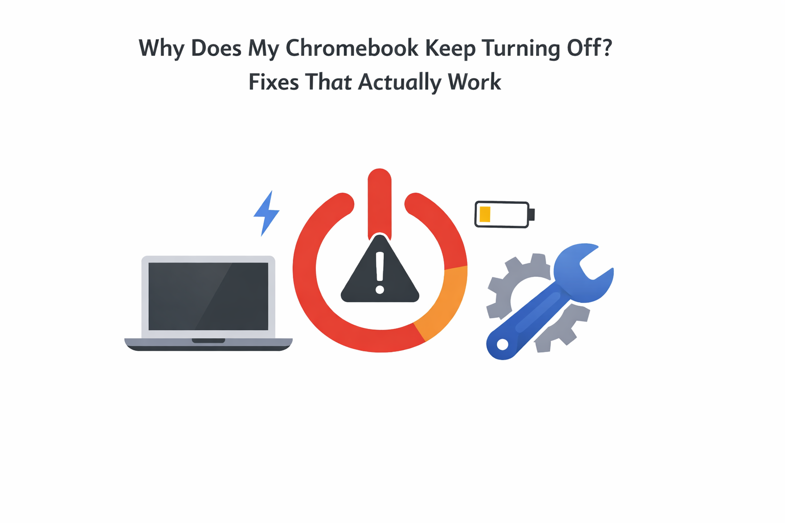 Why Does My Chromebook Keep Turning Off? Fixes That Actually Work