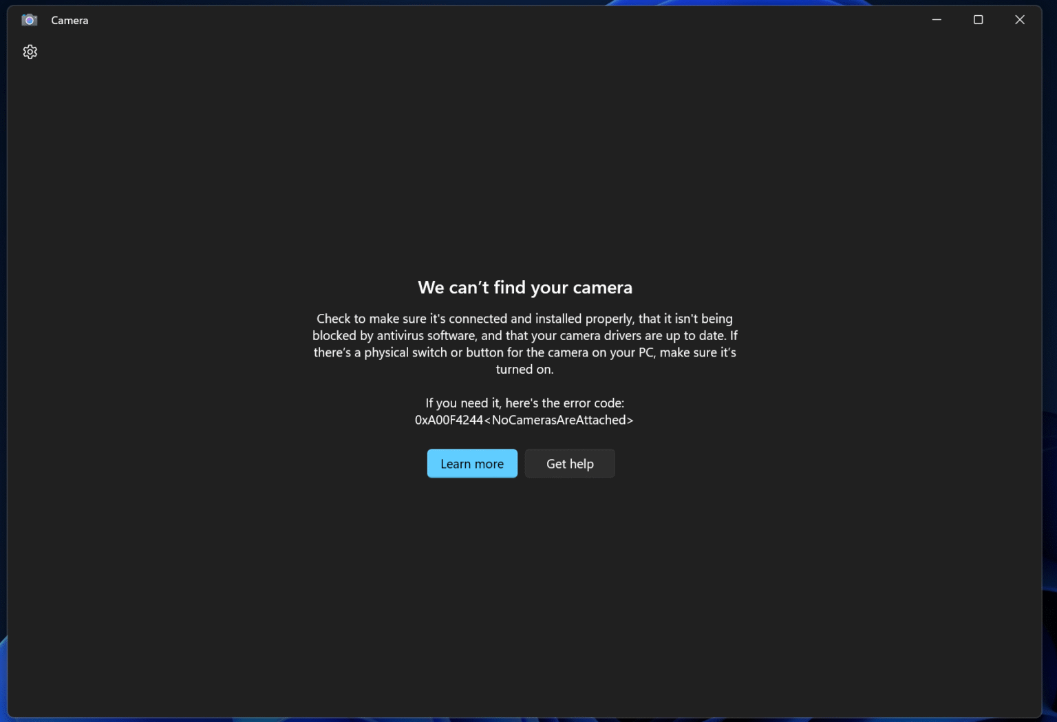 Camera error STATUS_DEVICE_POWER_FAILURE on Windows 11: what it means ...