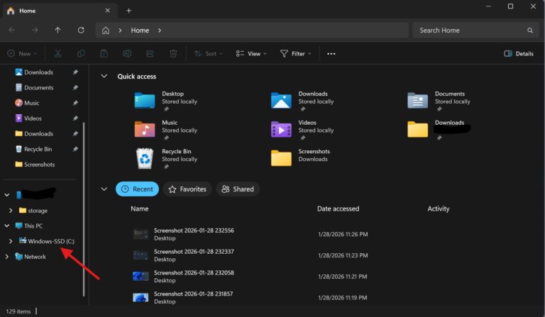 How to Open the C Drive in Windows 11