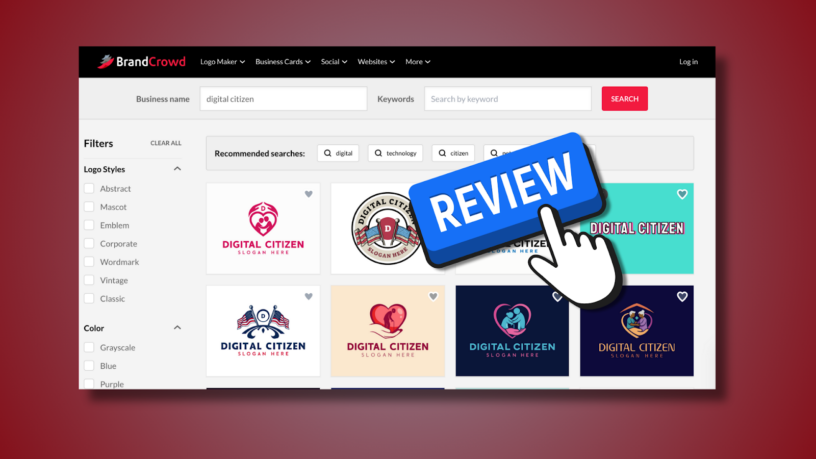BrandCrowd Review: Logo Generator & Branding Tools for Everyday Users
