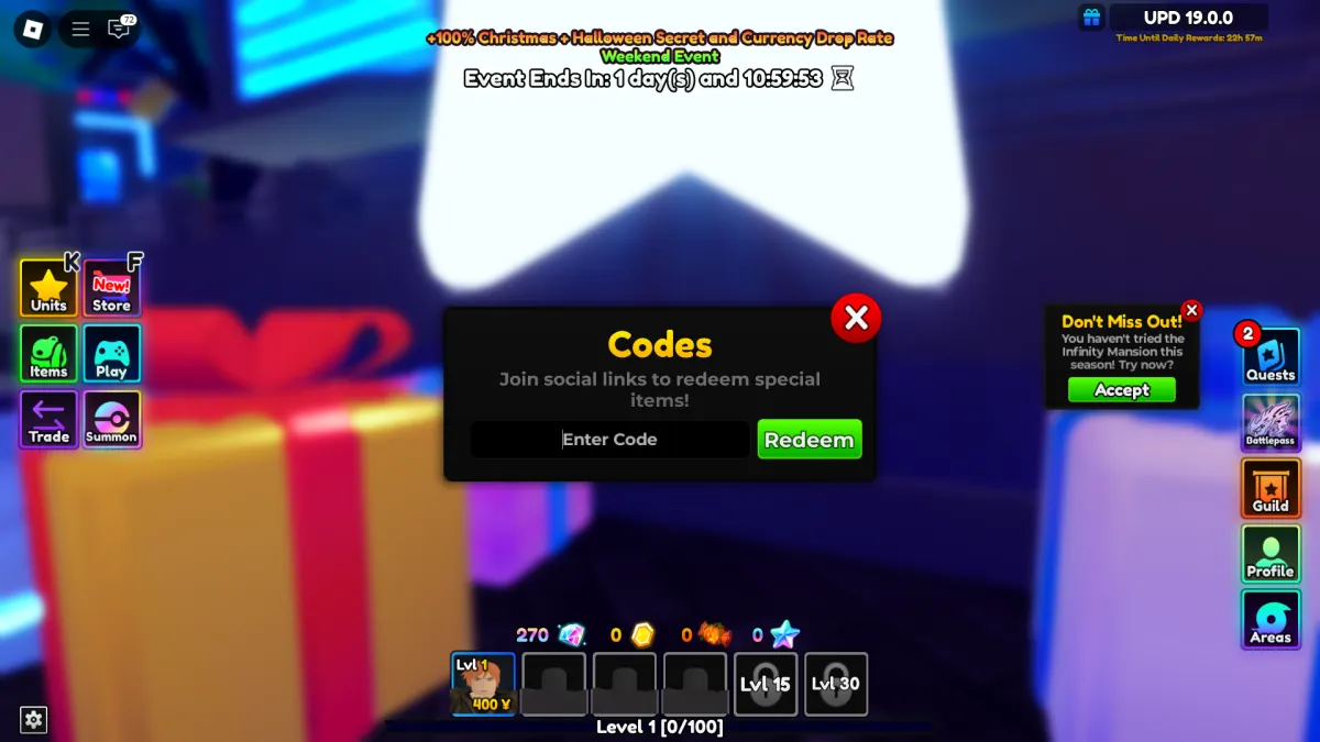 Anime Adventures Codes: All Working and Expired Rewards
