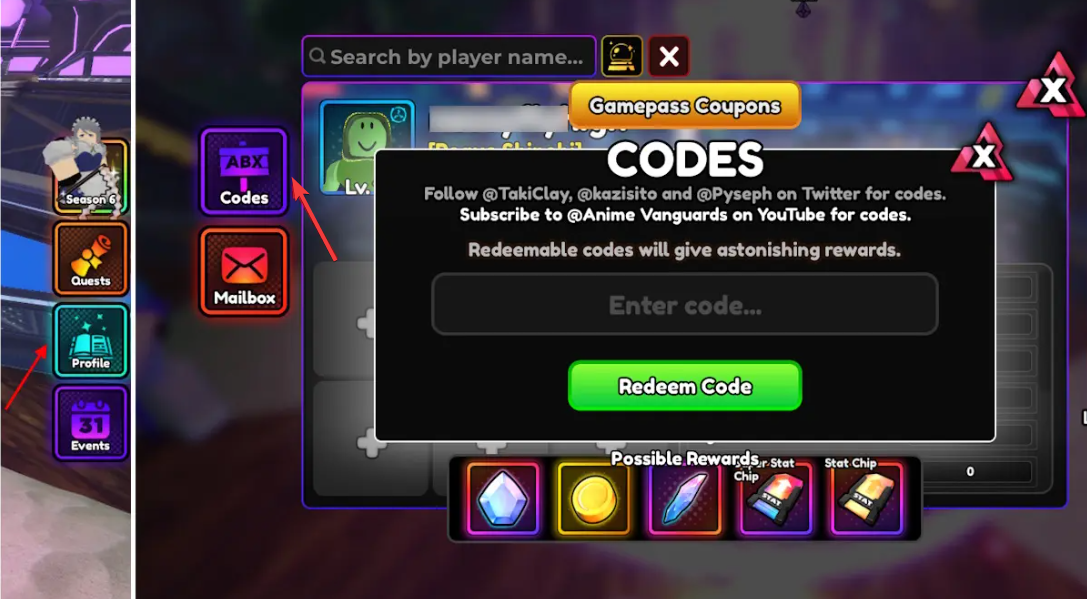 Anime Vanguards Codes: All Active and Expired Codes