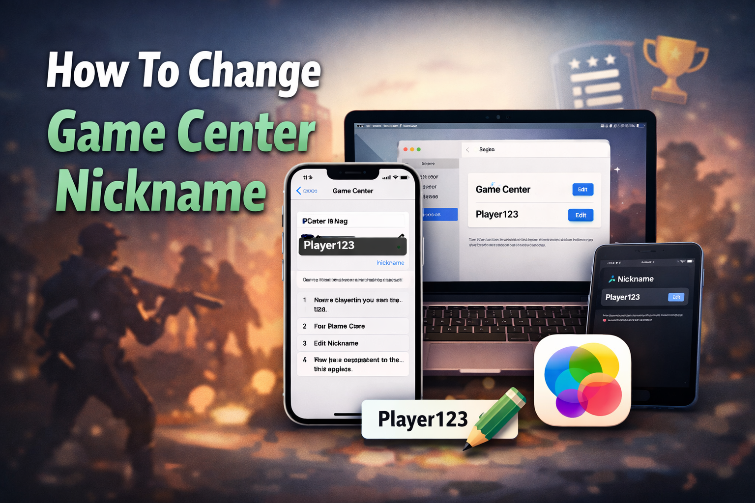 How to Change Game Center Nickname